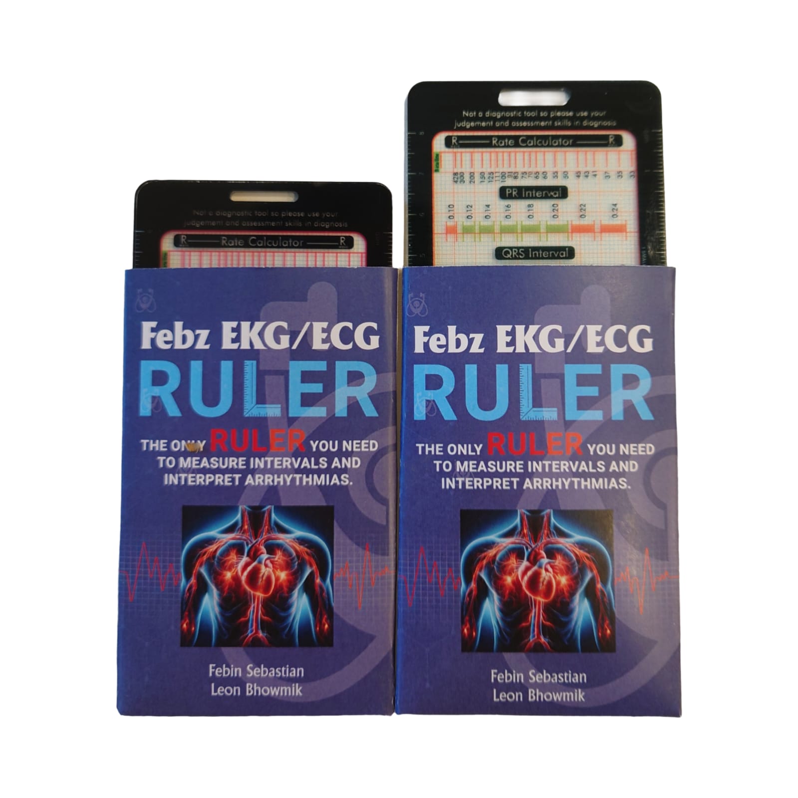 Febz ECG/EKG ruler for measuring intervals and arrythmias - Alveolus Scrubs