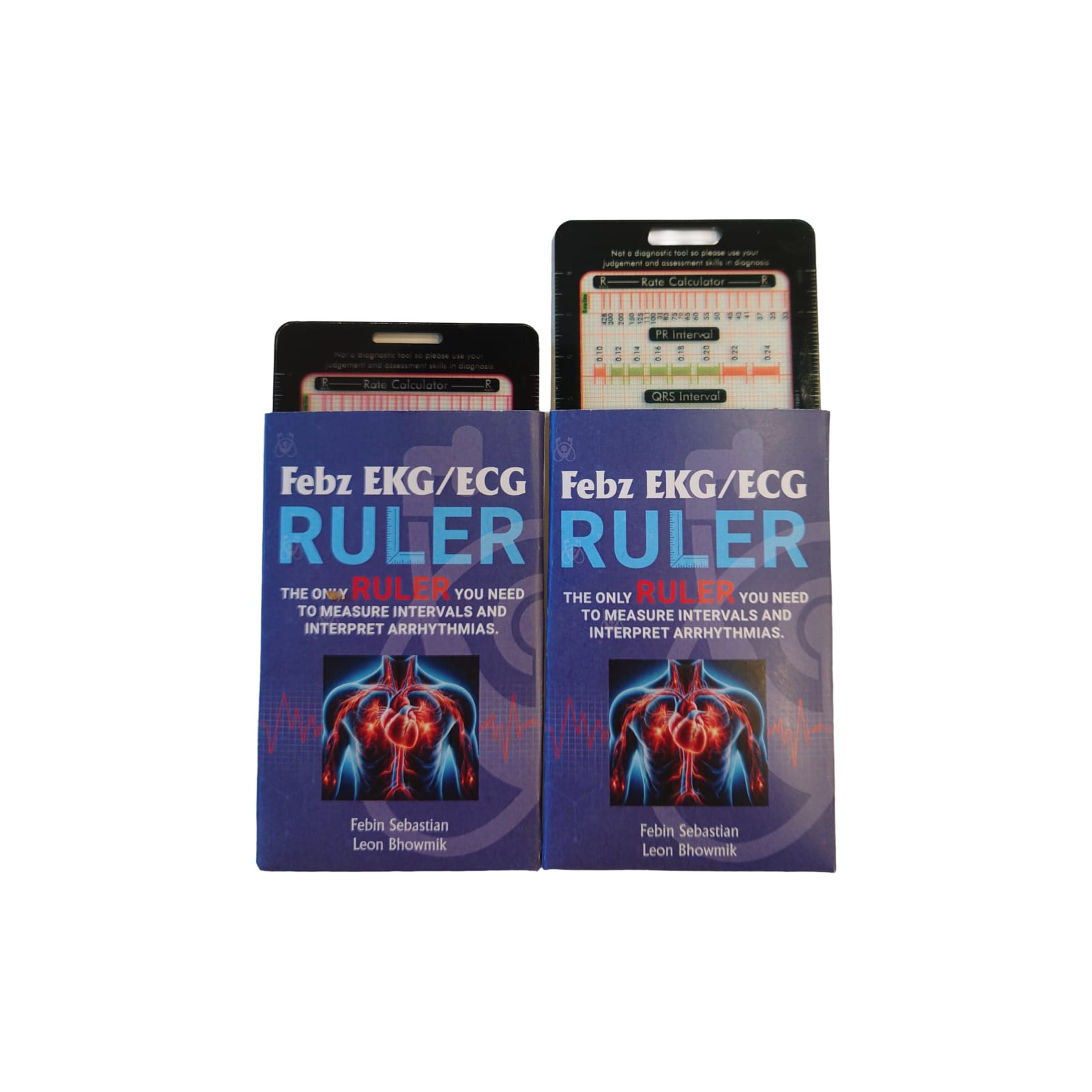 Febz ECG/EKG ruler for measuring intervals and arrythmias - Alveolus Scrubs